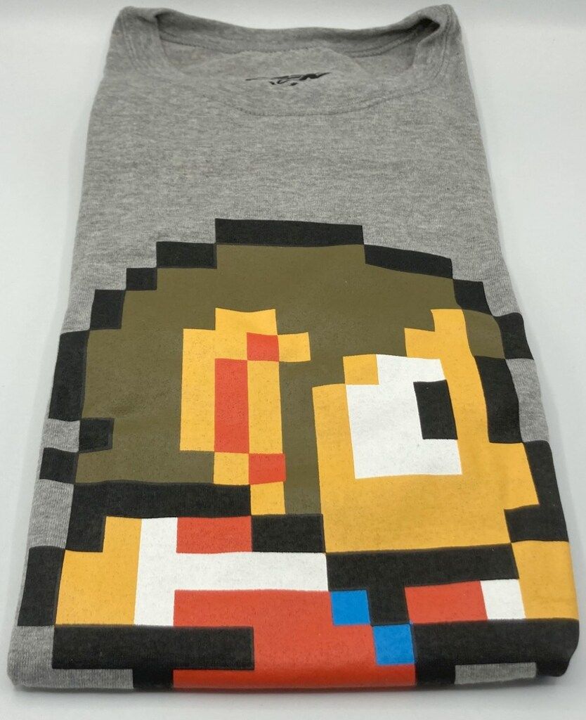 ノーツ GEEK LIFE Tシャツ アレックスキッド でかワンポイントステッチ 灰 Lサイズ ※消しゴム無し - メルカリ