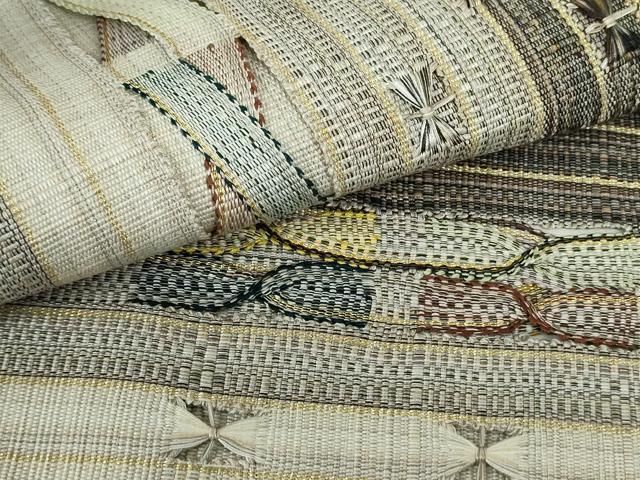 平和屋着物○八寸名古屋帯 間道 金糸 正絹 逸品 DAAT0196ob - メルカリ