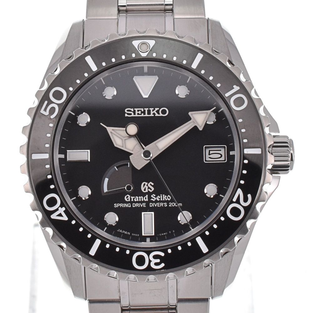 セイコー SEIKO SBGA029/9R65-0AM0 グランドセイコー ダイバーズ スプリングドライブ メンズ美品箱付き D#127484 ...