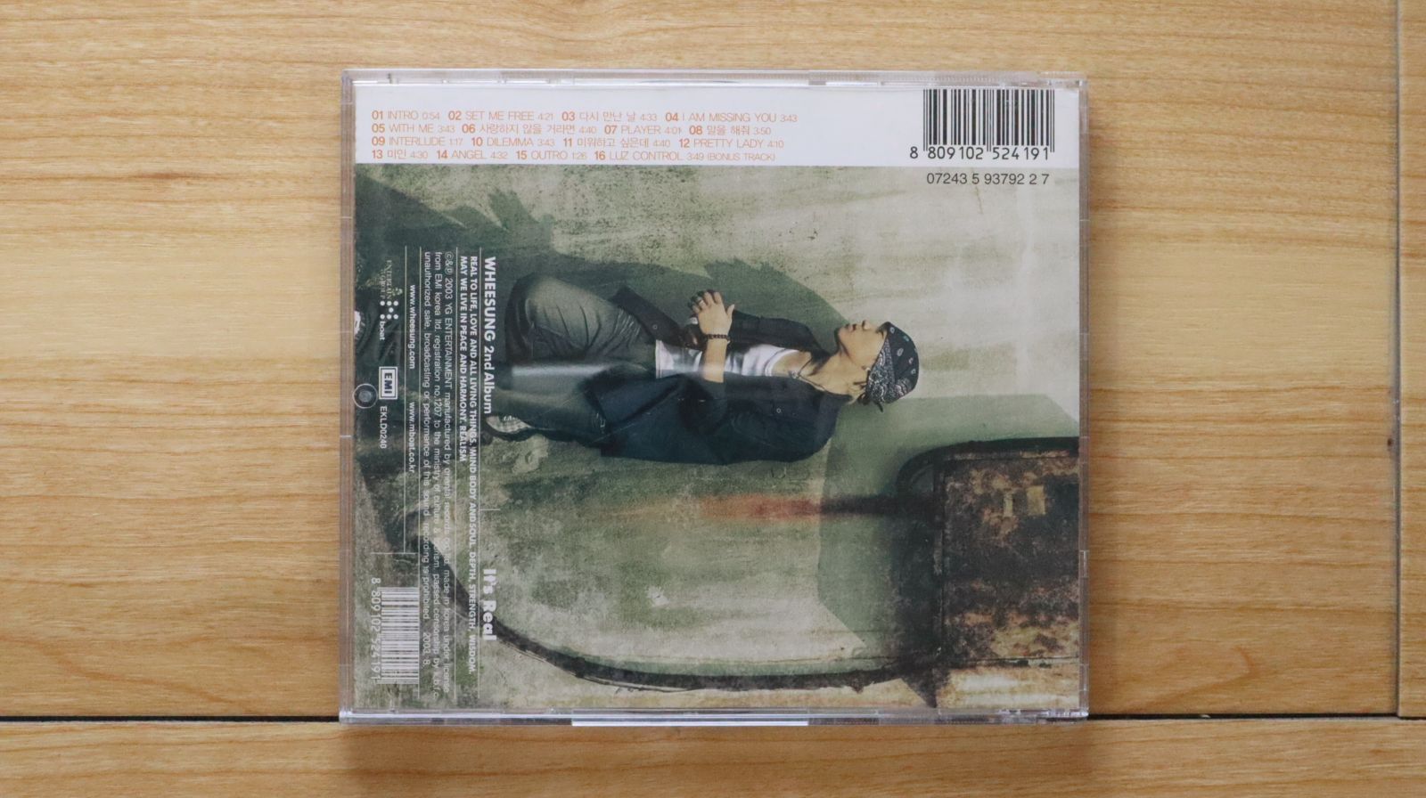 中古CD★フィソン/Wheesung It's Real (韓国盤)(CCCD) 【EKLD240/8809102524191】C24938 ...