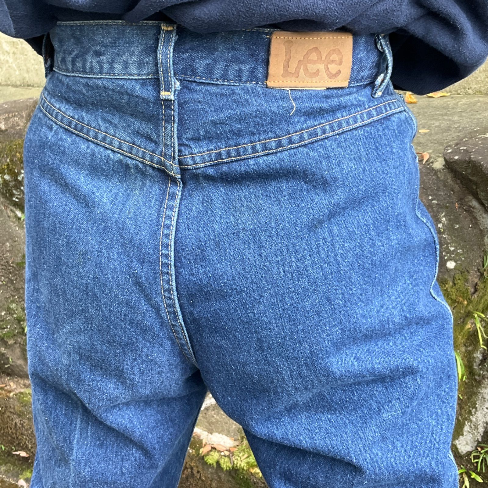 USA製 90年代 90s リー Lee ハイウエスト テーパード デニムパンツ