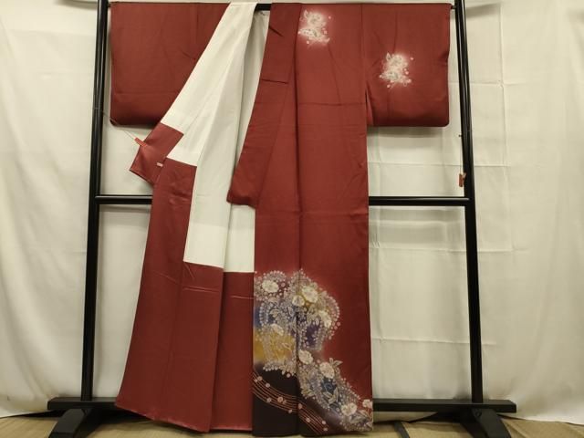 平和屋着物□訪問着 絞り 辻が花 暈し染め さが美扱い 正絹 逸品