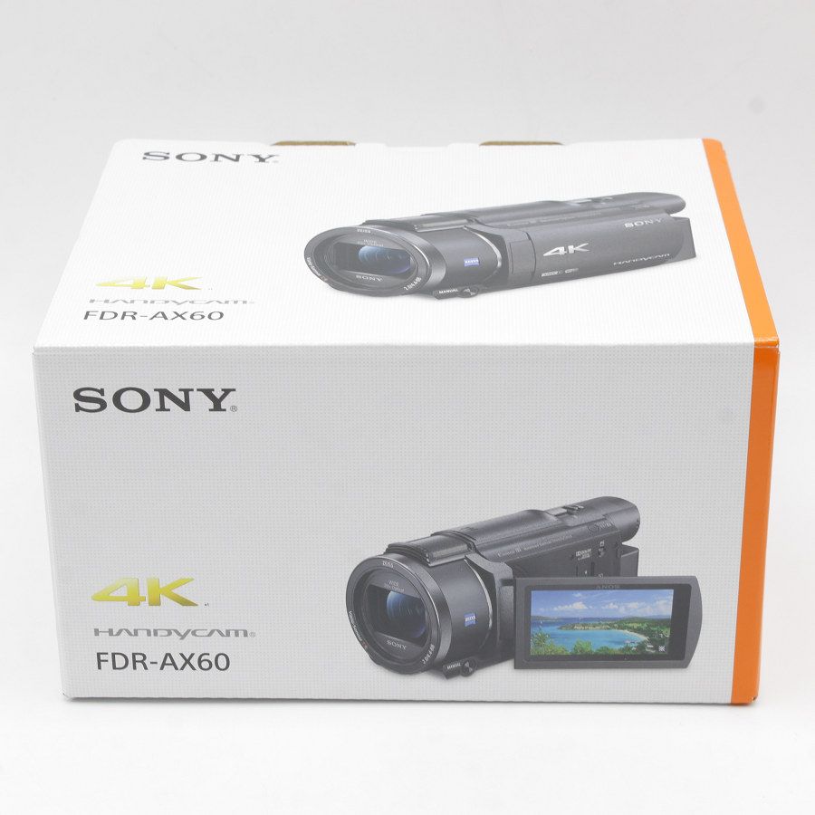 【新品】ソニー ハンディカム FDR-AX60 BC デジタル 4K ビデオカメラ レコーダー ブラック 64GB Handycam 本体 ...