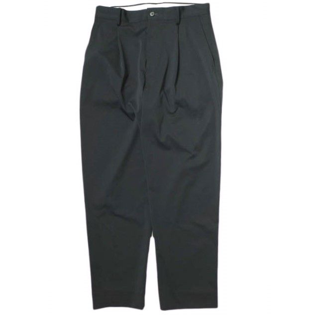 :colon コロン 23SS 日本製 1OUT-PLEATS PANTS - STRETCH JERSEY ポリエステルジャージー 1アウト ...
