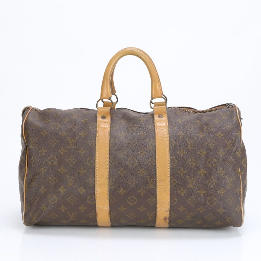 ルイヴィトン モノグラム キーポル45 M41428 レザー ボストン バッグ 出張 旅行 トート A4 メンズ レディース MMM BQ19-1【中古】 - メルカリ