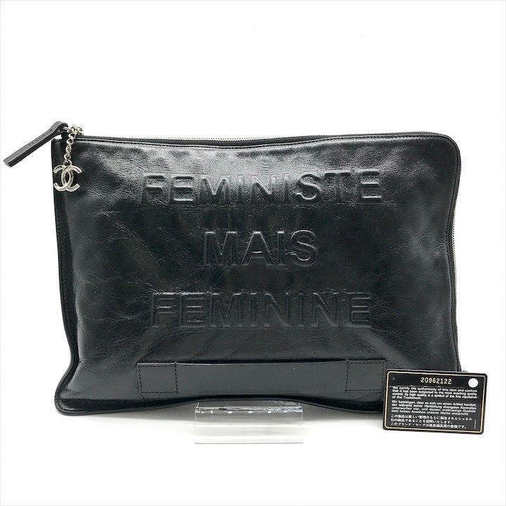 良品 CHANEL シャネル ココマーク レザー クラッチ セカンド 良品 CHANEL シャネル ココマーク レザー クラッチ セカンド