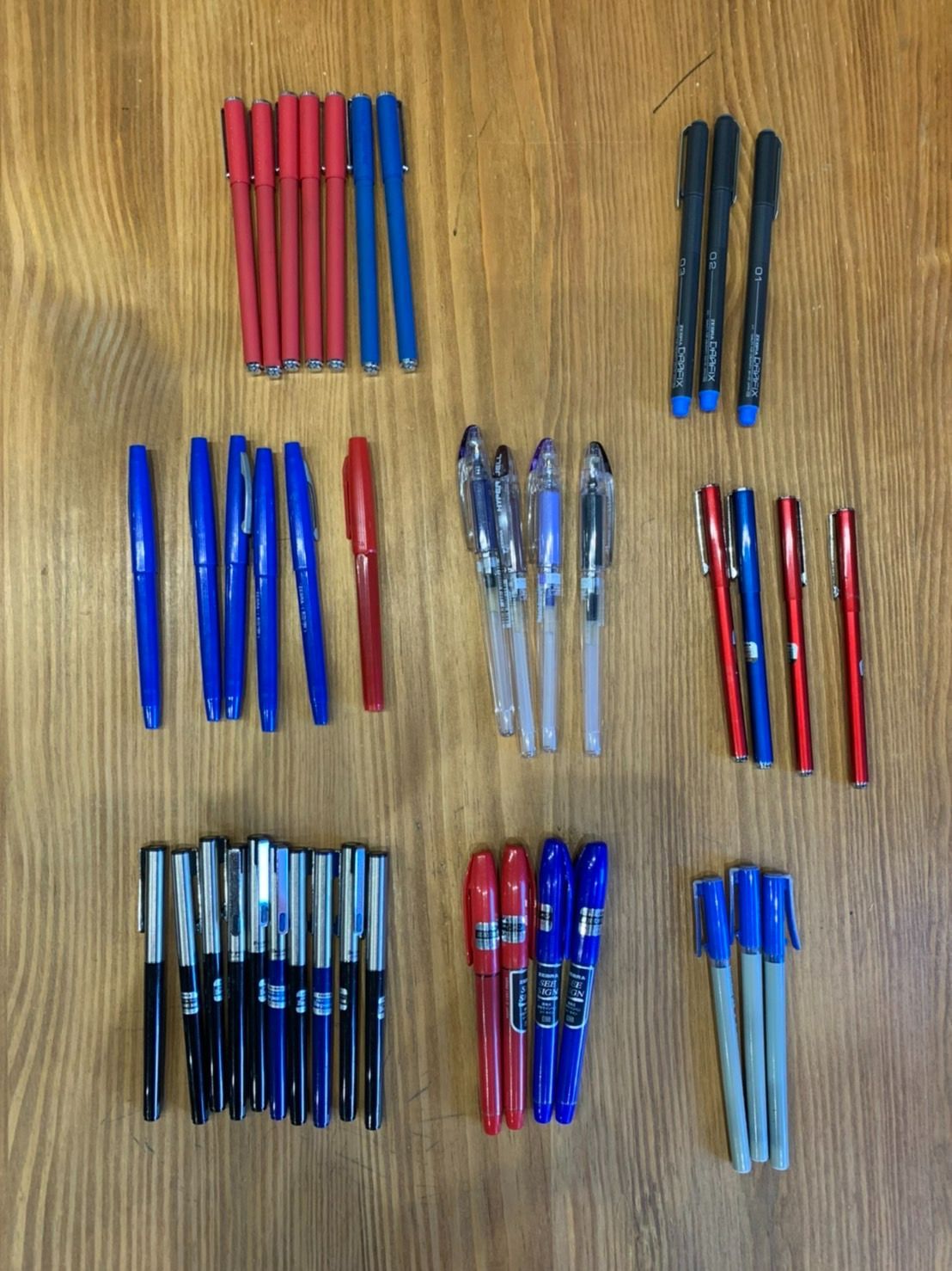ボールペン 41本セット SEESIGN Be-pen HYPER JELL Rubber サインペン ゼブラ さくら まとめ売り 漫画 ...