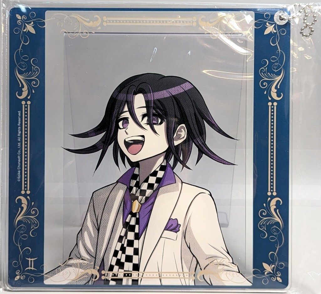 DMM ダンガンロンパV3DMMスクラッチ C賞大きめアクリルキーホルダー 王馬小吉 - メルカリ