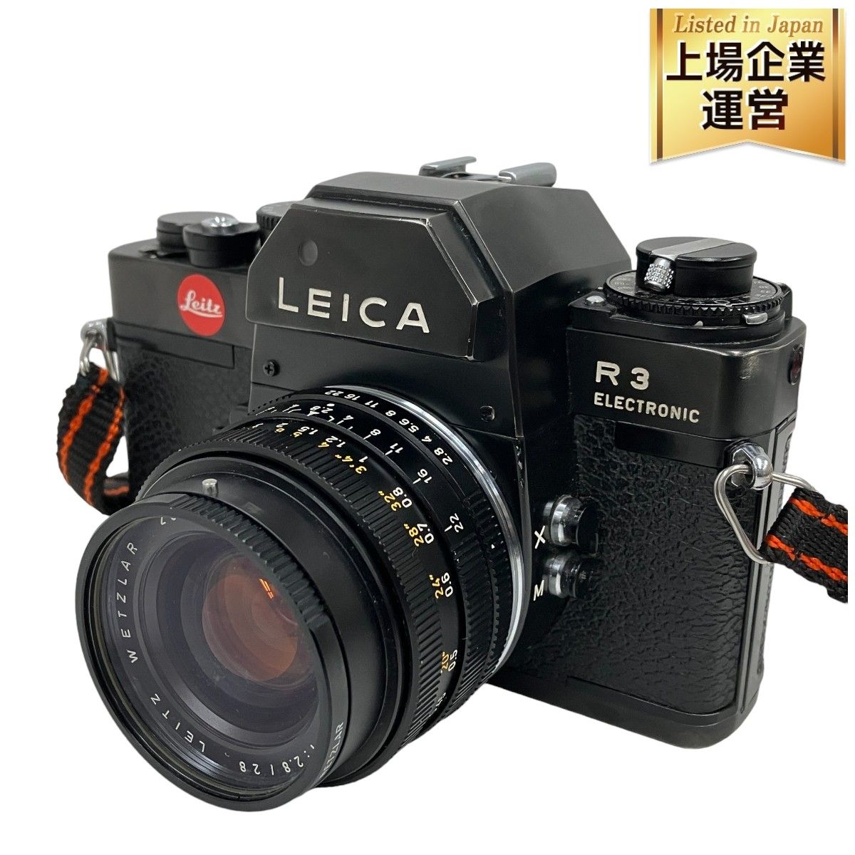 LEICA ライカ R3 ELECTRONIC ブラック フィルムカメラ ボディ LEITZ WETZLAR ELMARIT-R 28mm F2.8 レンズ 中古 M8964017 - メルカリ