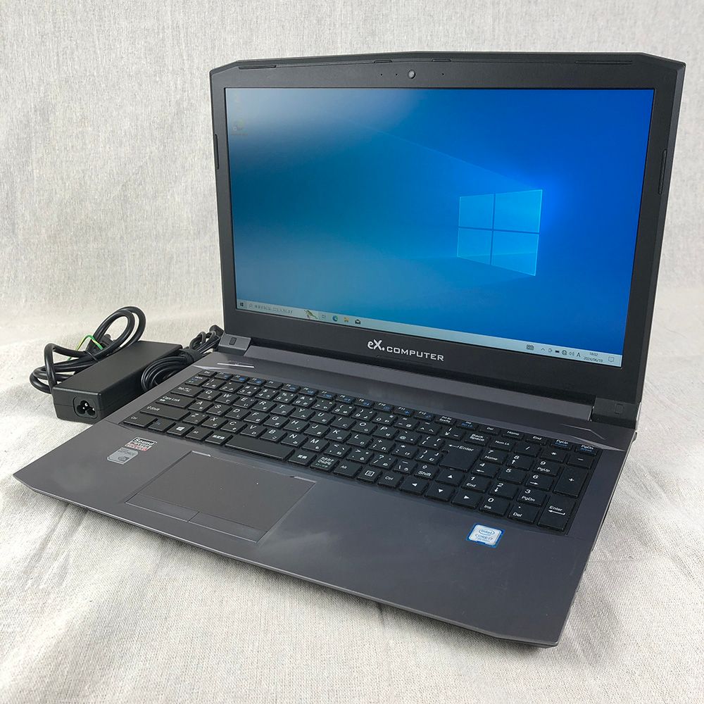 ジャンク品 ノートPC TSUKUMO ツクモ eX.computer note N1544J【i7-7700HQ・GeForce MX150 ...