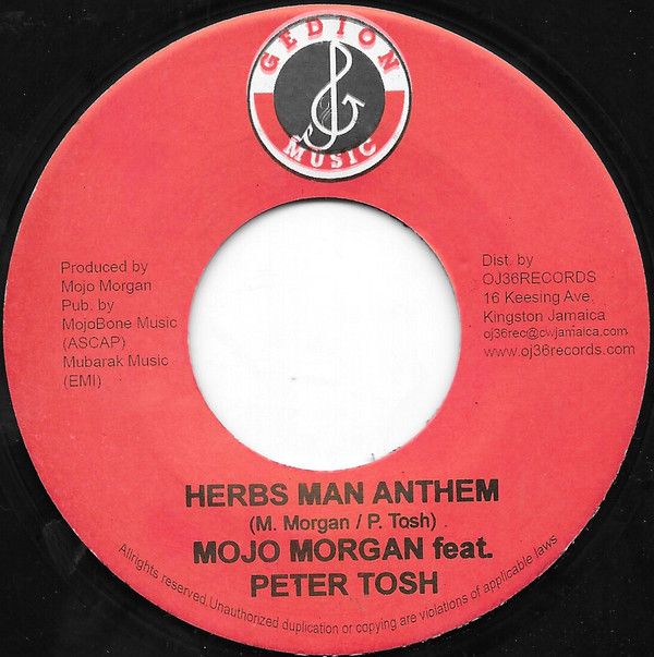 ジャマイカ7” Memmalatel Mr. Mojo Morgan, Peter Tosh Herbs Man Anthem NONE ...