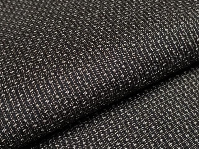 平和屋本店□極上 男性 本場大島紬 アンサンブル 亀甲柄 逸品