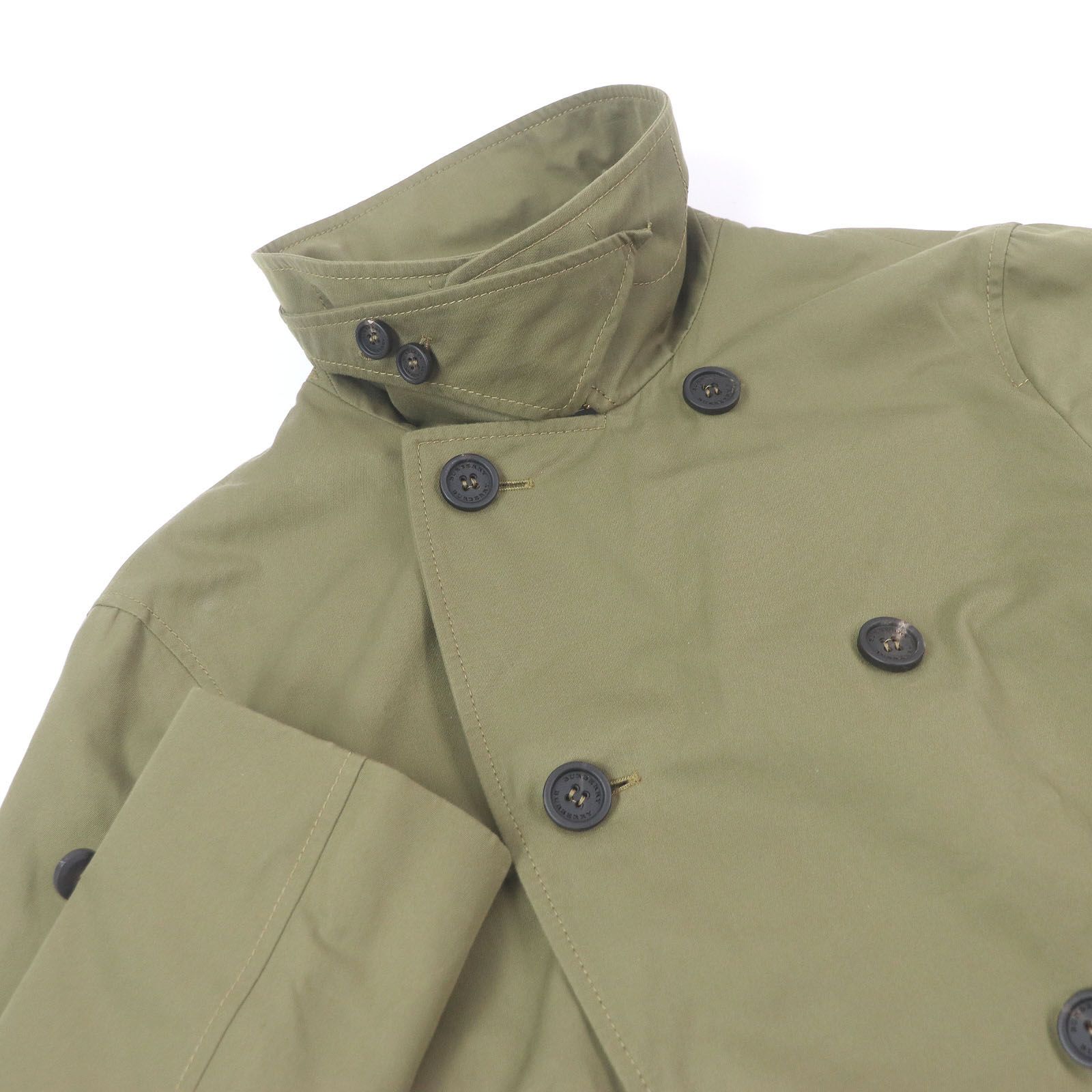 極美品□BURBERRY バーバリー 4551350 コットン100% ロゴボタン