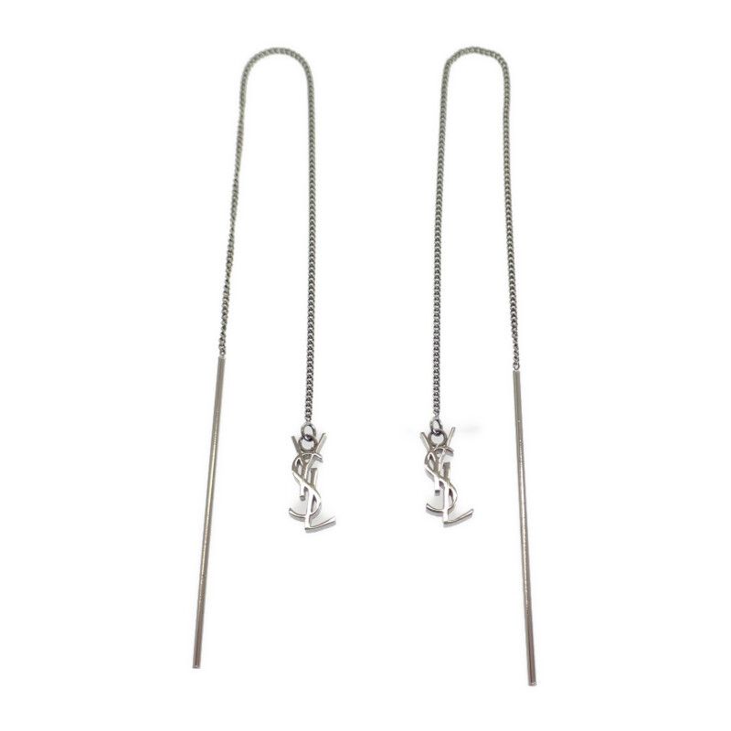 【中古】【Aランク】サンローラン SAINT LAURENT ロングスレッダー カサンドラロゴ ピアス 635450_Y1500_8126 ...