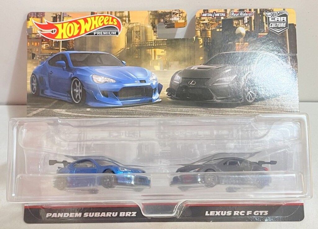 MATTEL HOTWHEELS PREMIUM HKF51 PANDEM SUBARU BRZ/LEXUS RC F GT3 - メルカリ