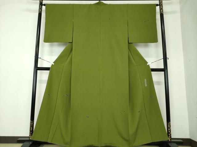 平和屋着物○世界的人形師 辻村寿三郎 ジュサブロー 小振袖 舞花びら