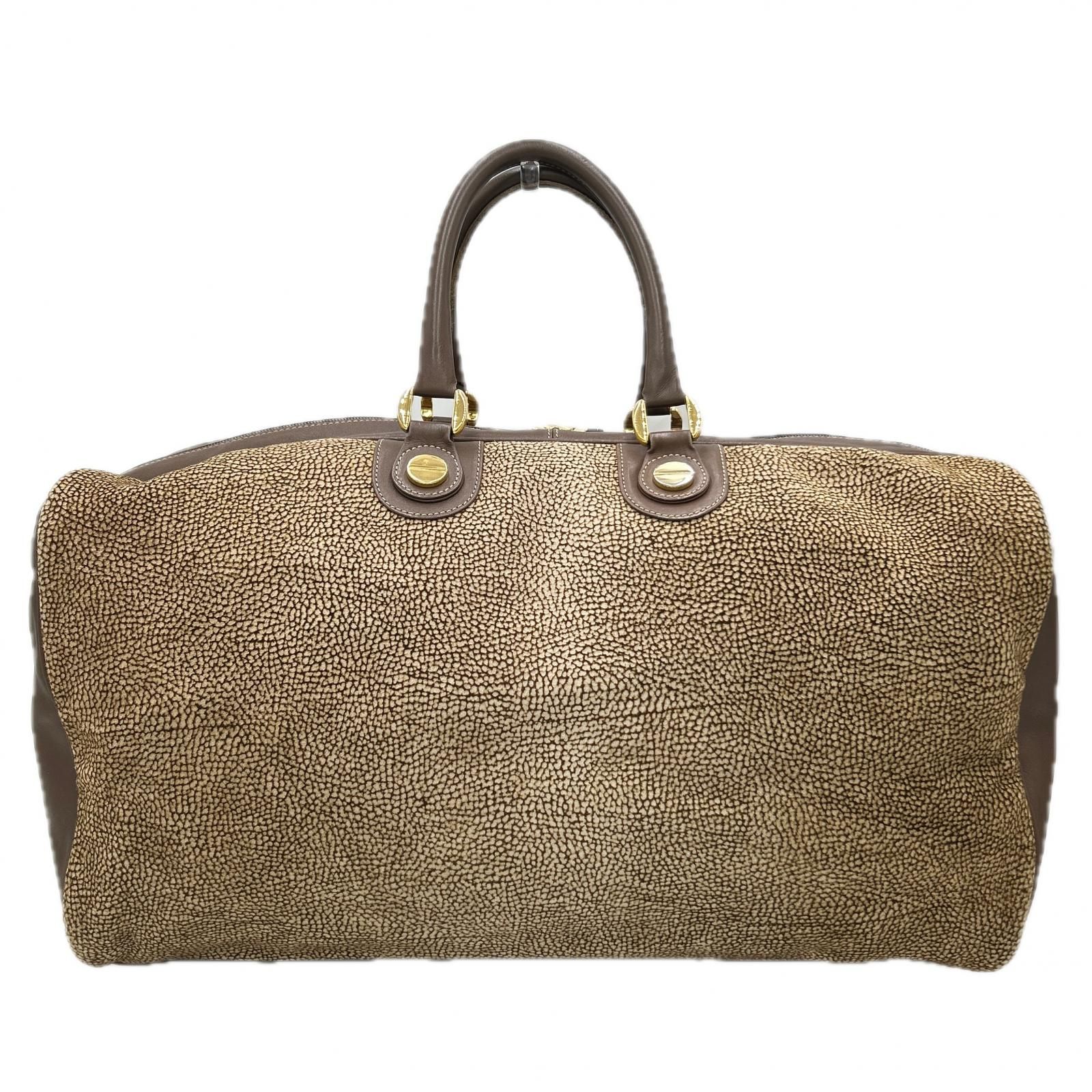 未使用】 ボルボネーゼ レッドウォール ハンドバッグ うずら柄