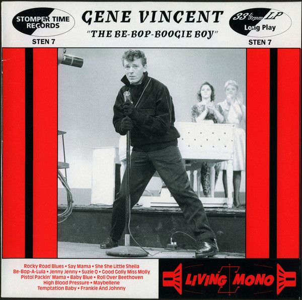英10” Gene Vincent The Be-Bop-Boogie Boy STEN7 Stomper Time Records ...