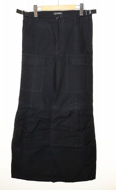 バレンシアガ BALENCIAGA 23AW FLARED CARGO PANTS BLACK XS バレンシアガ BALENCIAGA 23AW FLARED CARGO PANTS BLACK XS