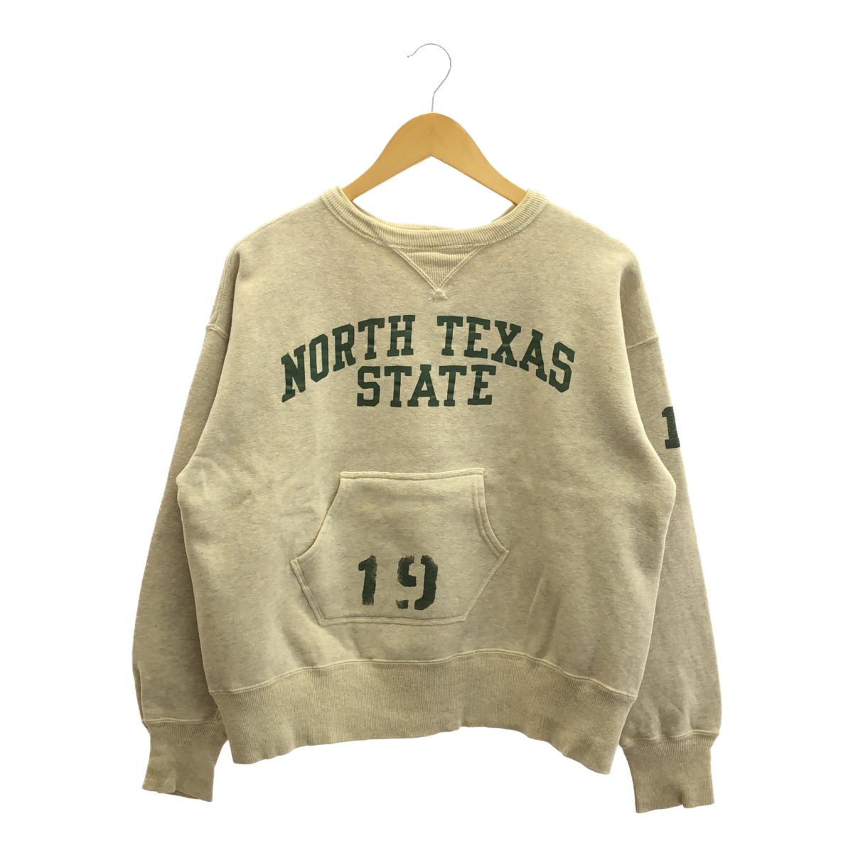 WAREHOUSE ウェアハウス HELLER'S CAFE ヘラーズカフェ 両Vポケット付きスウェット NORTH TEXAS STATE オートミール - メルカリ