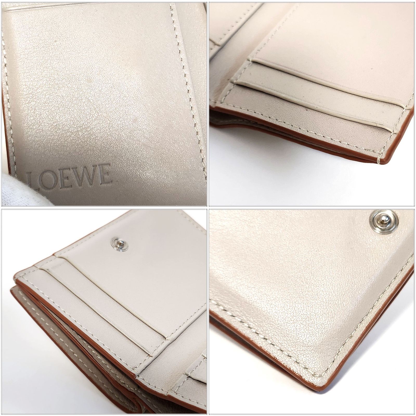 ロエベ LOEWE アナグラム トライフォールドウォレット ー ロエベ LOEWE アナグラム トライフォールドウォレット ー