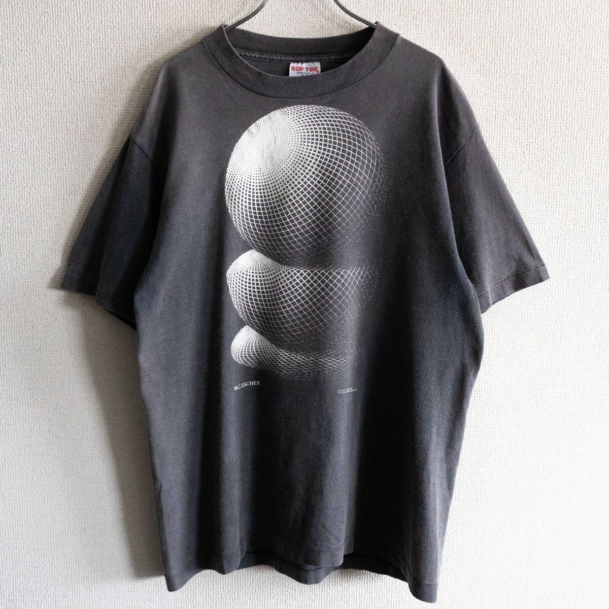 【90s/USA製】 【M.C.ESCHER. 騙し絵 Tシャツ】 L エッシャー SOFTee アート Tee 古着 25080249 - メルカリ