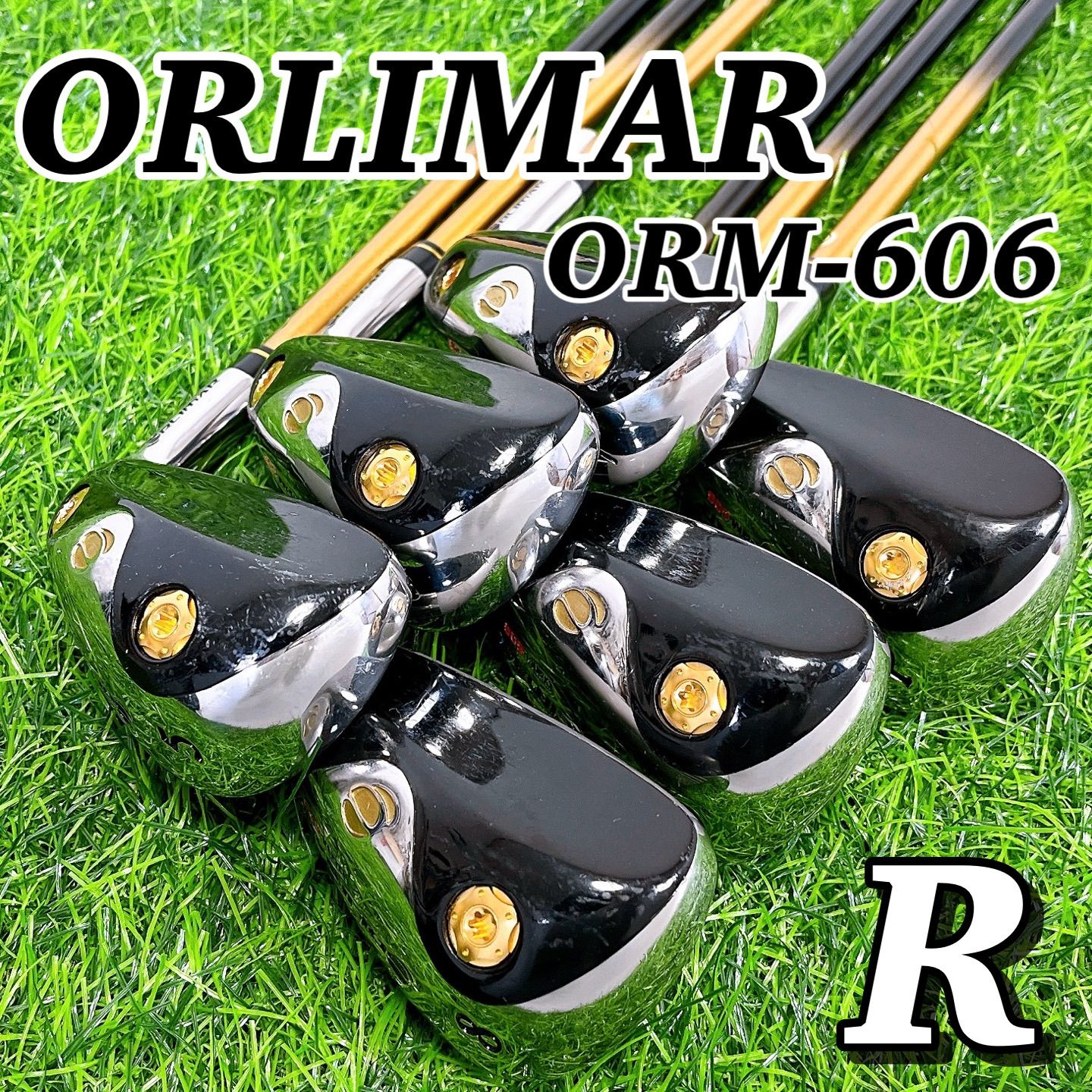 ORLIMAR ORM-606 オリマー ワンレングスアイアン 6本セット R たらこ型 ユーティリティ型 男性用 メンズ - メルカリ