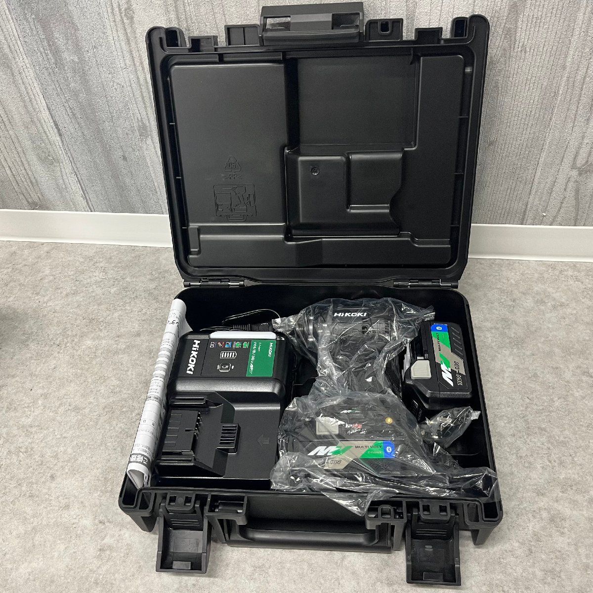 J456【未使用】HiKOKI コードレスインパクトドライバ WH 360DC 36V ストロングブラック ハイコーキ (rt ...