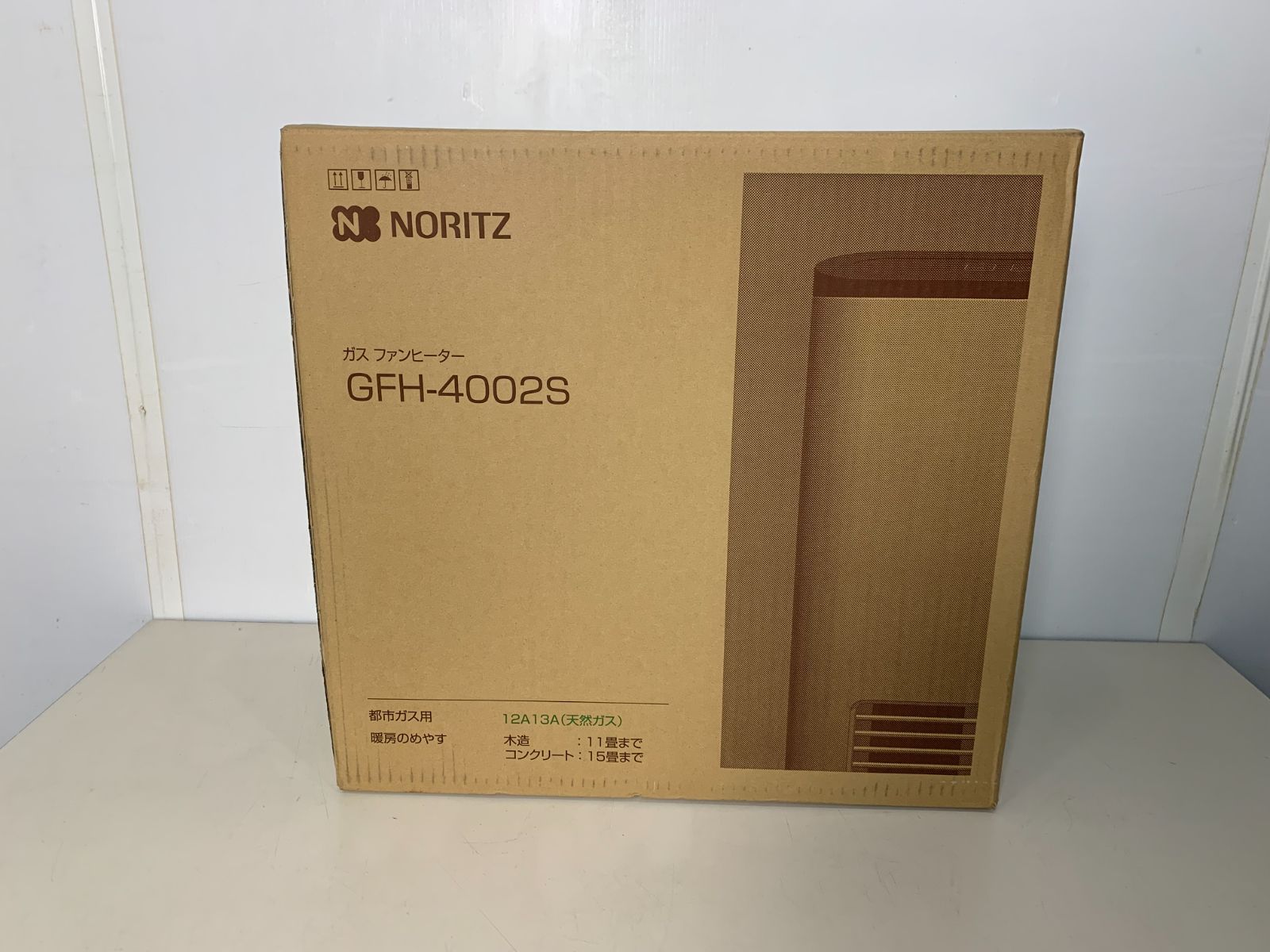 ★未使用品★ ノーリツ ガスファンヒーター GFH-4002S 都市ガス用 2013年製 - メルカリ