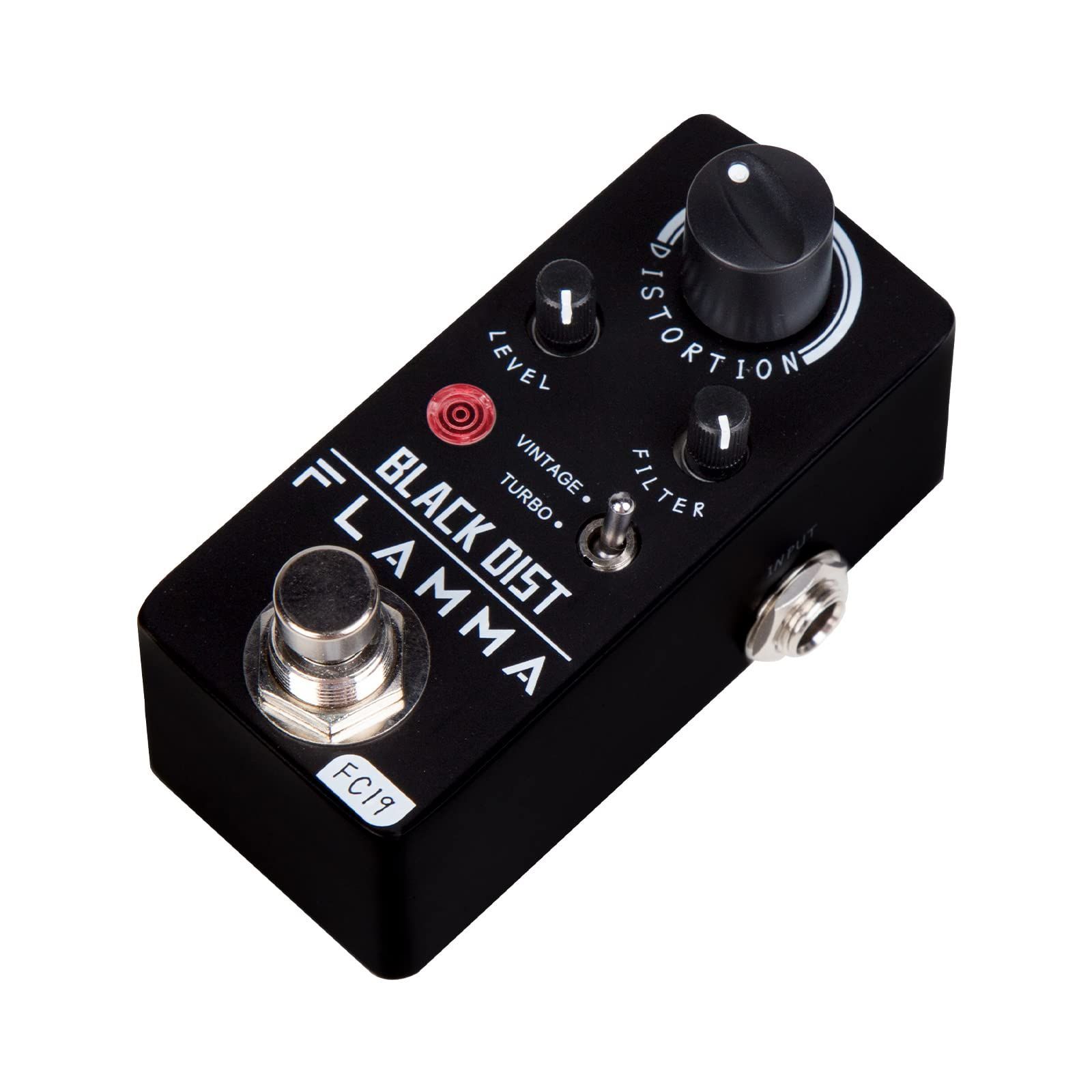 FC19 Distortion FLAMMA FC19 ブラック ディストーション ペダル ギター エフェクツ ウォーム ビンテージ トーン ...