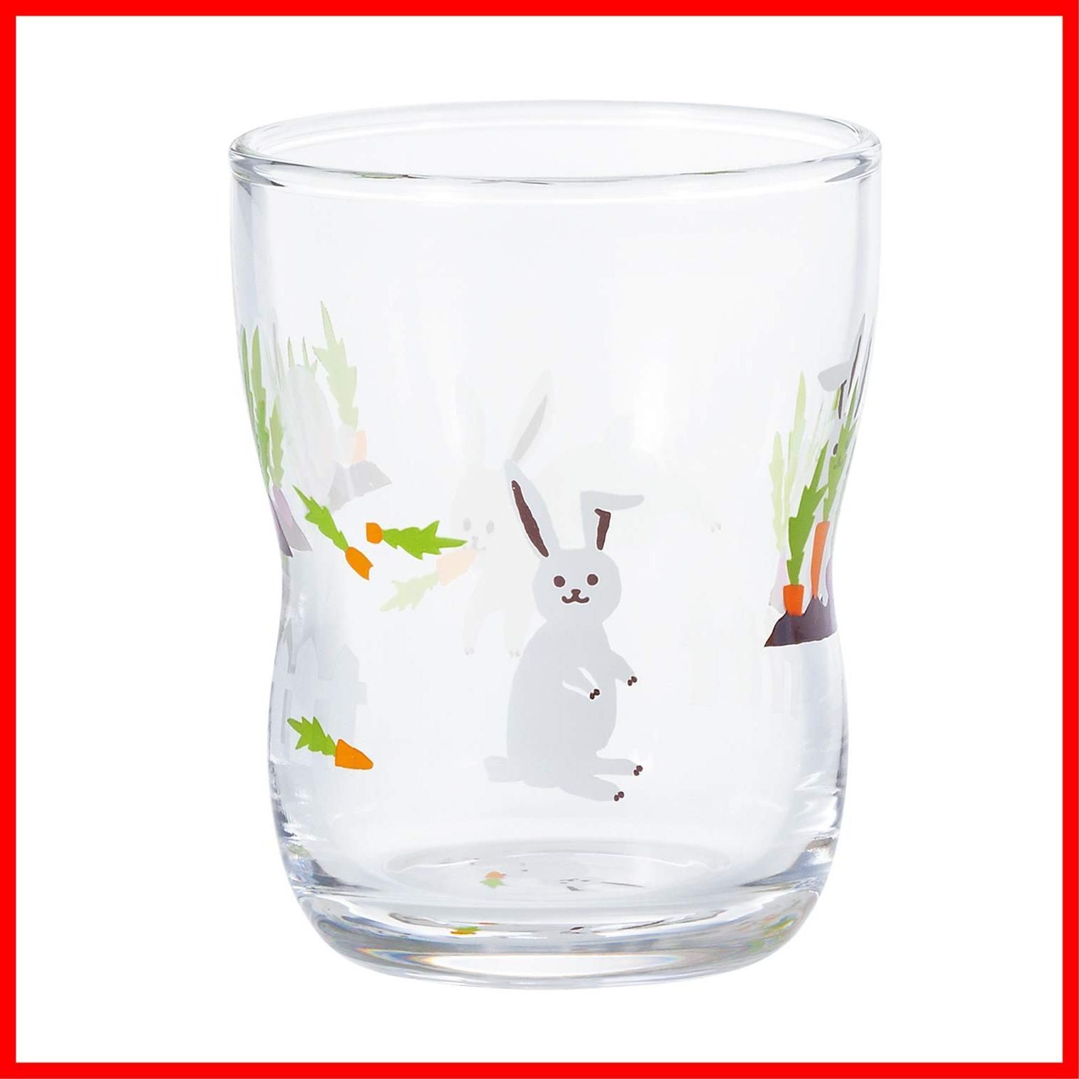 【迅速発送】アデリア(ADERIA) つよいこグラス かくれんぼコップ うさぎ 130ml 日本製 化粧箱入 コップ 結婚 祝い おしゃれ プレゼント ガラス ペア 誕生日 女性 タンブラー ...