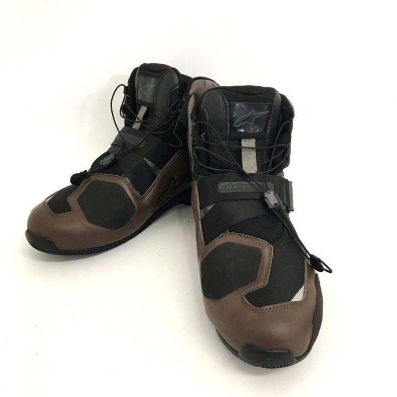 alpinestars RAN DRYSTAR ライディングブーツ 29.5cm シューズ ショート丈 ブラウン アルパインスターズ バイク用 ...