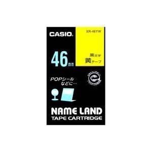 (業務用20セット) CASIO カシオ ネームランド用ラベルテープ 〔幅：46mm〕 XR-46YW 黄に黒文字 - メルカリ