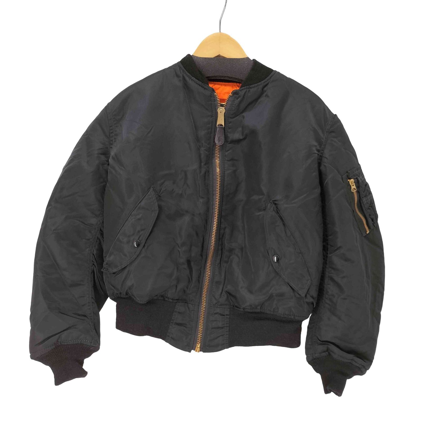 アルファインダストリーズ ALPHA INDUSTRIES 90S MADE IN USA MA-1 リバーシブルフライトジャケット メンズ import：M - メルカリ