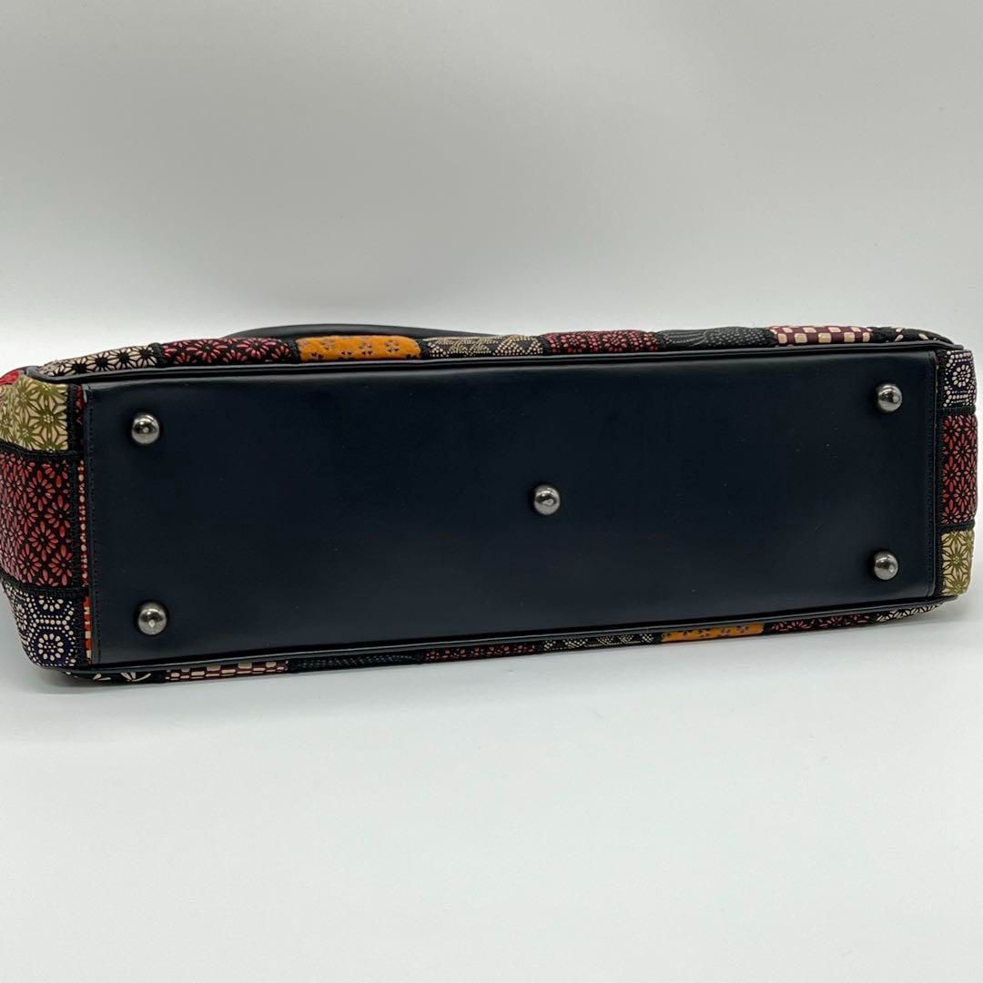✨極美品✨️前川印傳 パッチワーク 和柄 ハンドバッグ トート ✨極美品✨️前川印傳 パッチワーク 和柄 ハンドバッグ トート