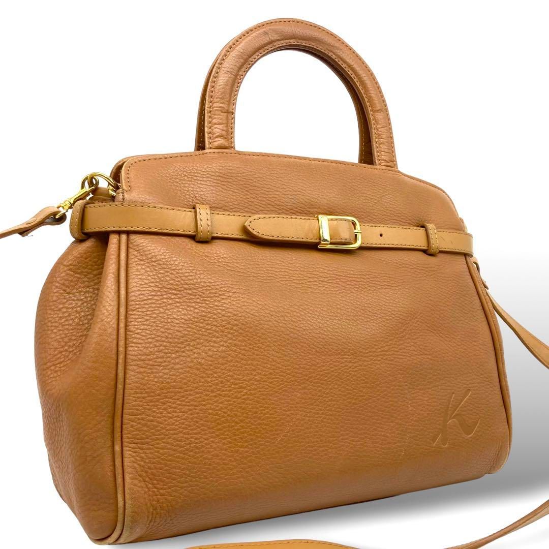 Kitamura キタムラ ショルダーバッグ レザー 茶 ブラウン【中古】レディース2 way クロスボディ オールレザー ヴィンテージ - メルカリ