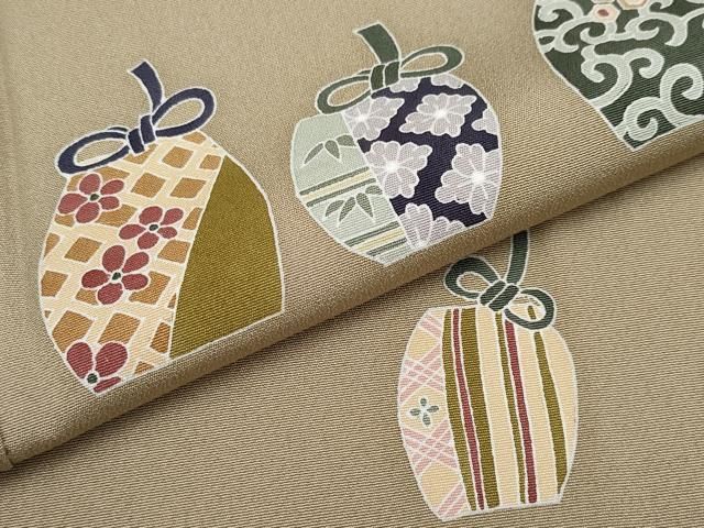 平和屋着物□極上 本加賀友禅作家 金丸修一 訪問着 仕覆花文 伊と幸 空