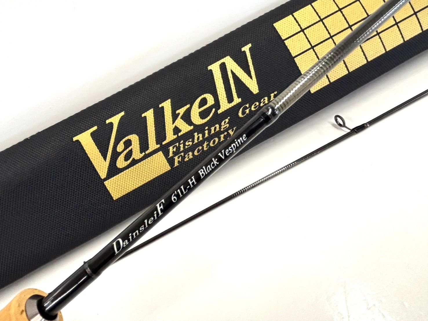 【美品】ヴァルケイン ダーインスレイブ 6’1L-H ブラックヴェスパイン （01）VALKEIN DainsleiF 6‘1L-H Black Vespine トラウト エリアトラウト ...