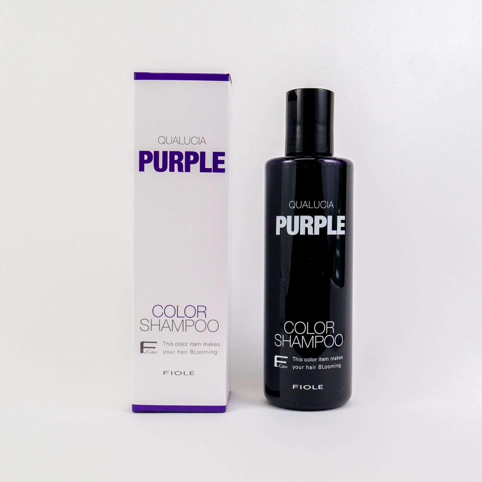フィヨーレ FIOLE クオルシア カラーシャンプー パープル 250ml QUALUCIA - メルカリ