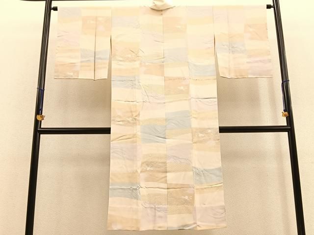 平和屋着物＊夏物 長襦袢 変わり絽 鳥の子色 正絹 逸品 BAAU3479hj