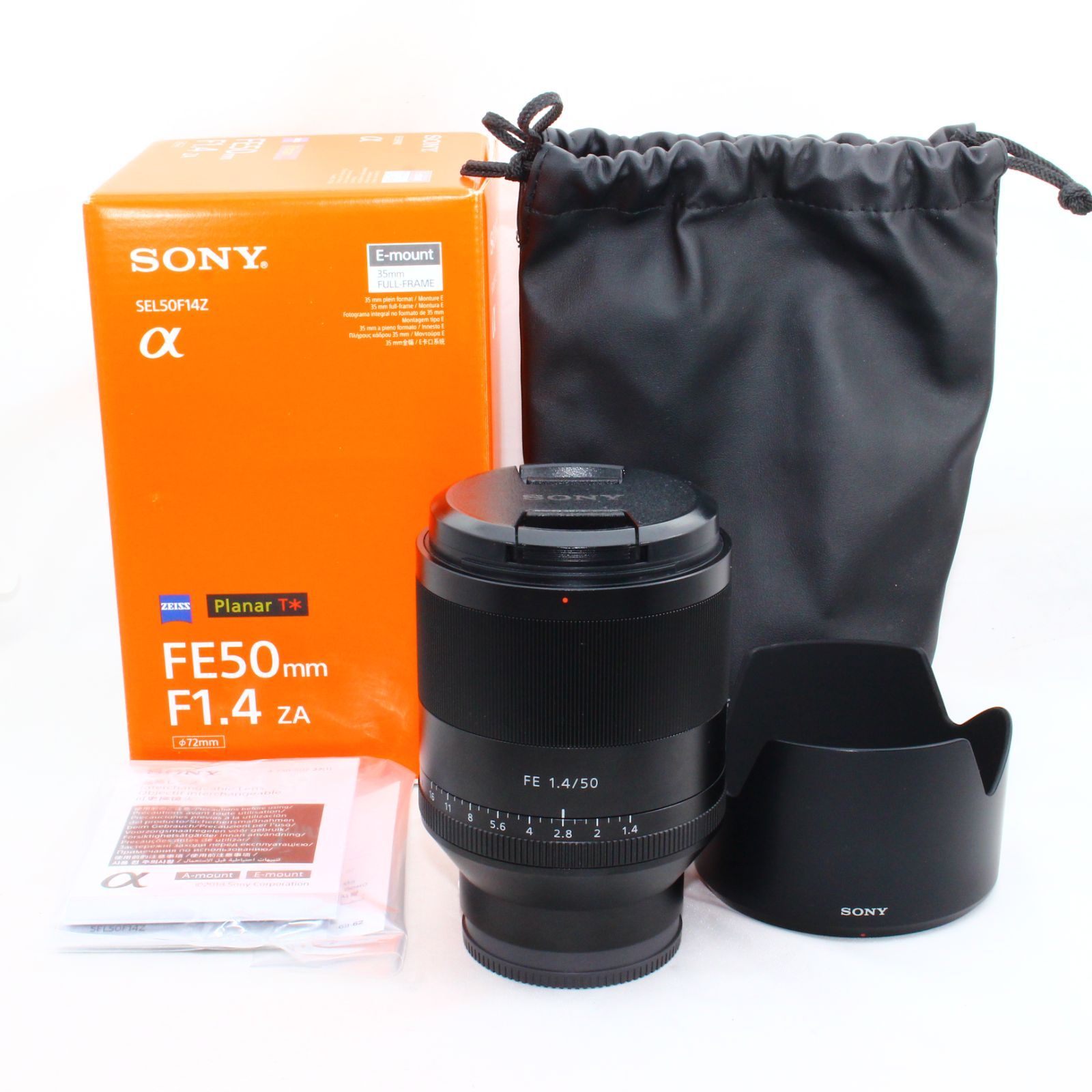 ソニー 標準単焦点レンズ Planar T* FE 50mm F1.4 ZA ツァイスレンズ SEL50F14Z - メルカリ