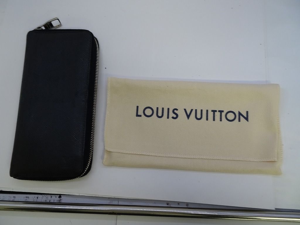 BGG2★ルイ・ヴィトン/LOUIS VUITTON 長財布 タイガ ジッピーウォレット 保存袋 M32822 製造番号CA0123 - メルカリ