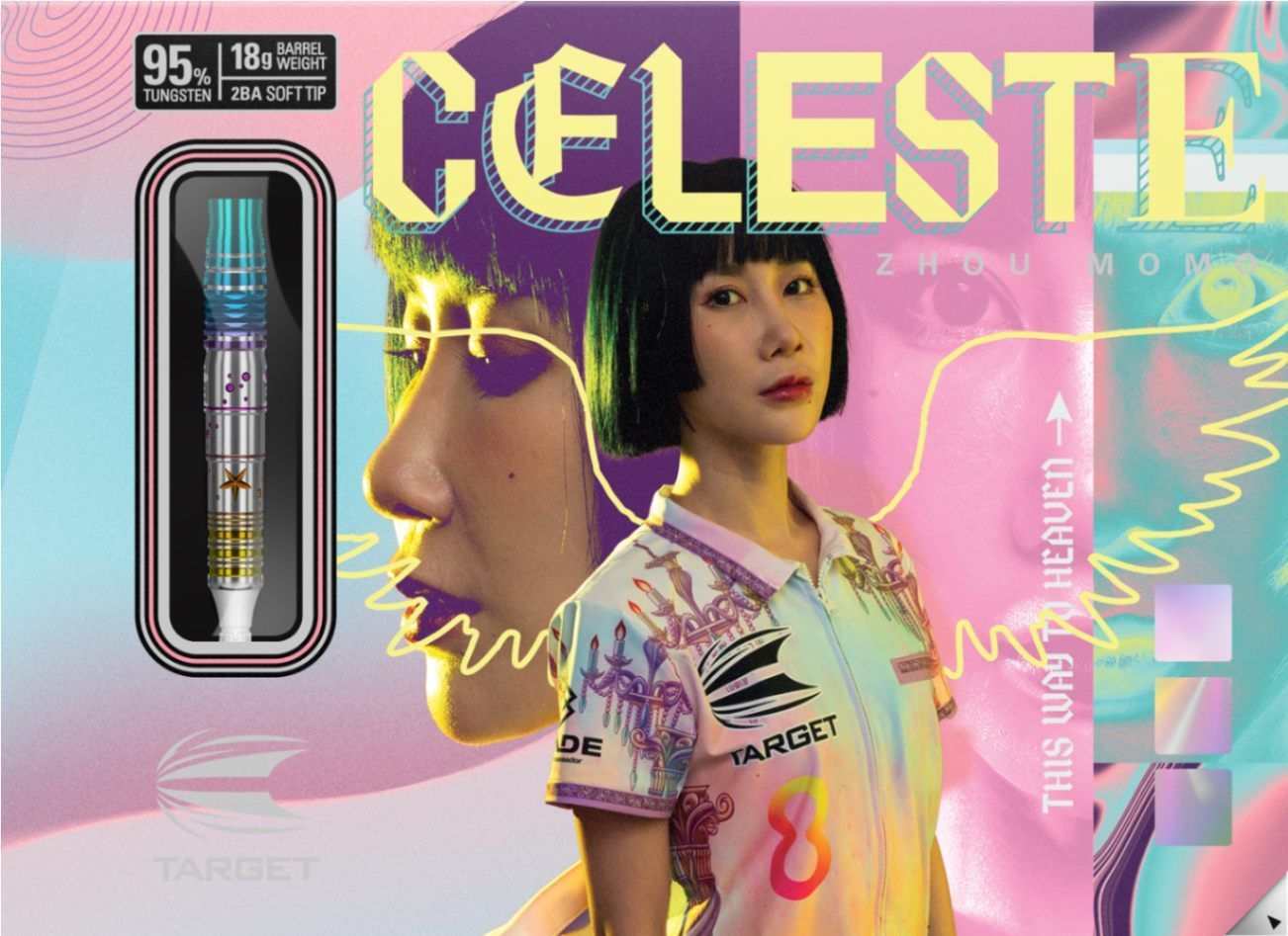 【送料無料】CELESTE G1 セレステ 新品 Zhou Momoモデル 18グラム 2BA ソフトダーツ - goo！ダーツ - メルカリ
