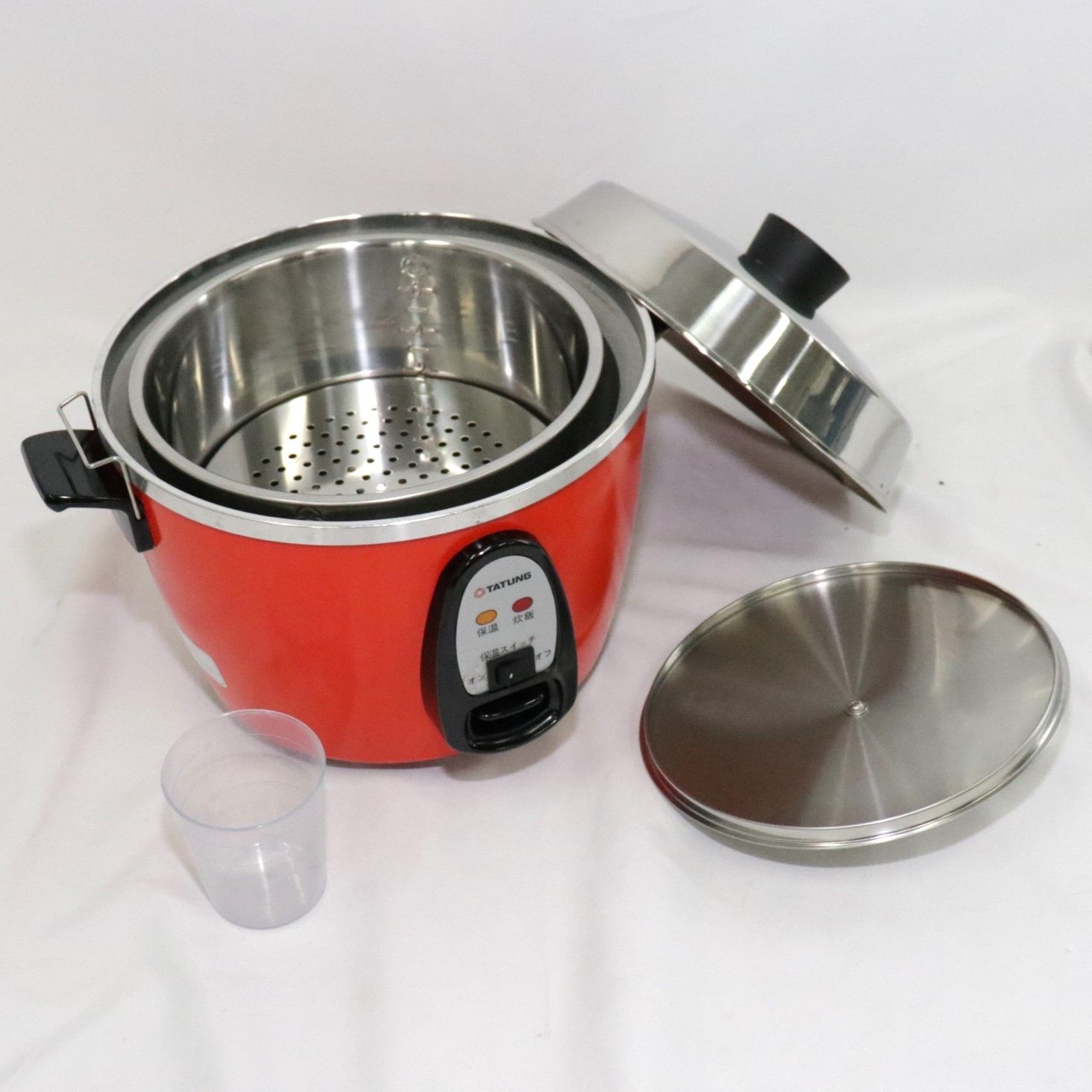 TATUNG 大同電鍋 6合 Mサイズ 外鍋アルミ製 tac-06id-re レッドtac-06id-re【可(C)】 - メルカリ