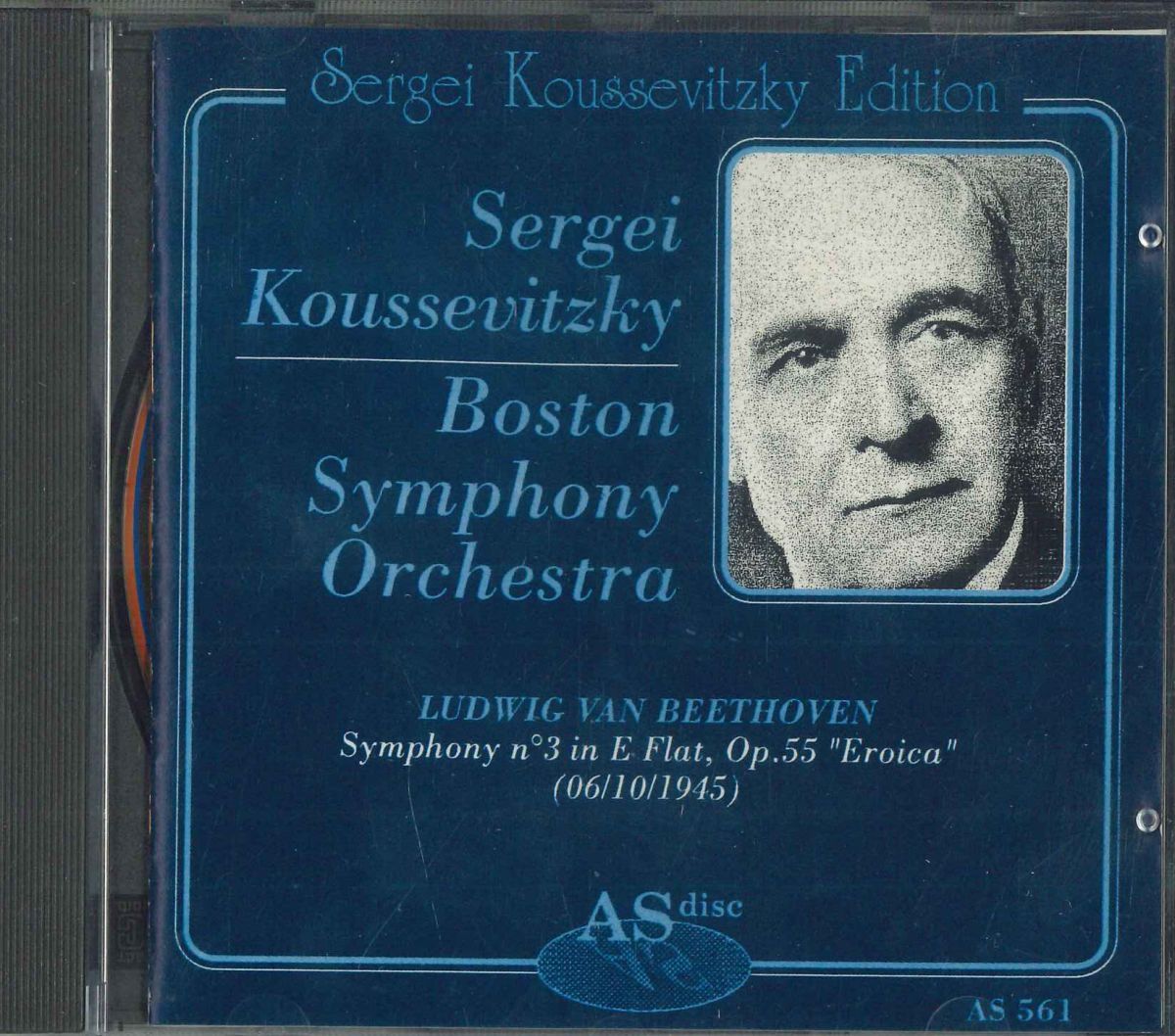 CD Sergei Koussevitzky, Boston Sy Symphony No 3 In E Flat, Op.55”erotica” 561 AS DISC /00110 - メルカリ