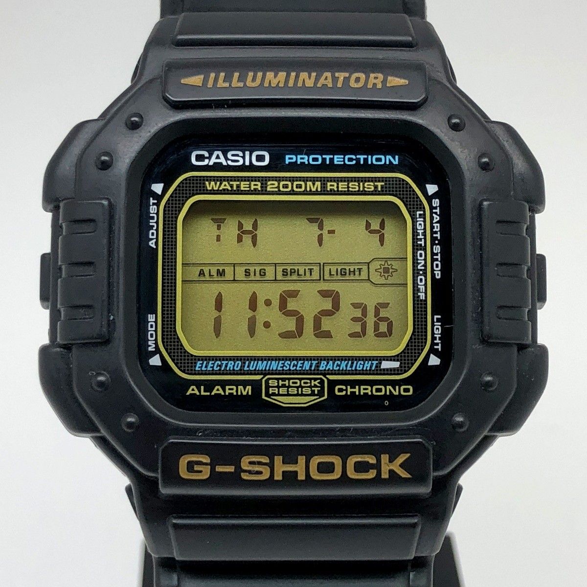 G-SHOCK ジーショック CASIO カシオ 腕時計 G-SHOCK DW-6800G-1V M1288 海外200M ゴールド液晶 ...