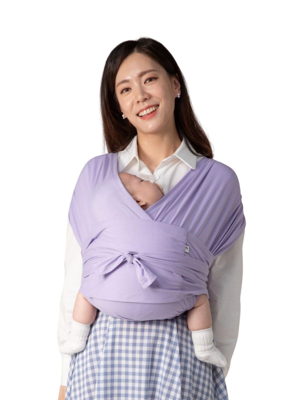 コニー抱っこ紐 Elastech (Konny) スリング 新生児から20kg 収納袋付き 国際安全認証取得 ぐっすり抱っこひも (ラベンダー) (XS) - メルカリ