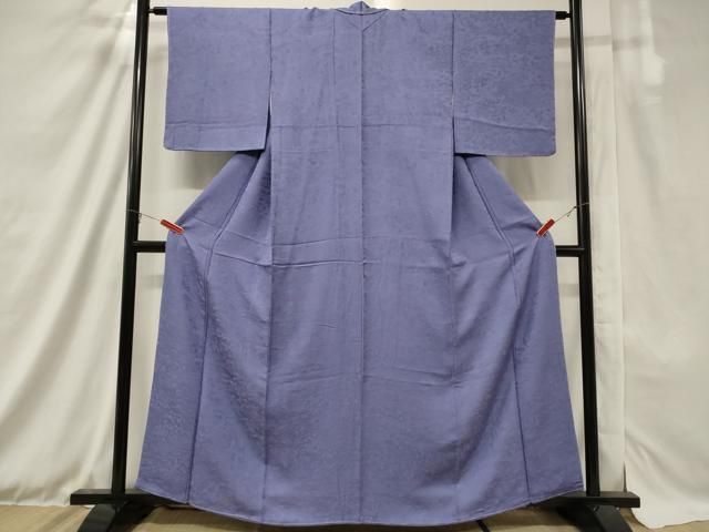 平和屋着物▽上質な色無地 単衣 洒落柿色 正絹 逸品 未使用