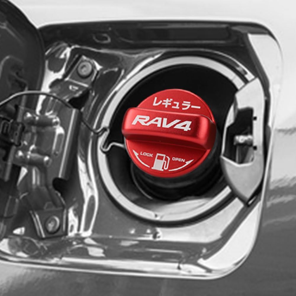 新品 LEXLEYS トヨタ レギュラー仕様 赤 RAV4 XA50系（2019年4月～） 専用設計 フューエルキャップ フューエルリッド ガソリン キャップカバー 給油口 オイルキャップ ...