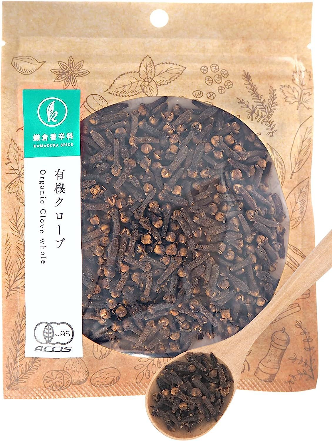 有機JAS認定／インドネシア産 】有機クローブホール 40g [オーガニック 無農薬・無化学肥料 ] 【鎌倉てとら・鎌倉香辛料】 - Tea & Spice 鎌倉てとら - メルカリ